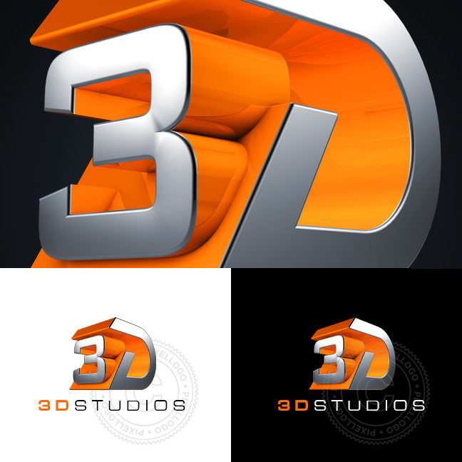 3ds Max Logo - 3D MAX STUDIO Logo - Pixellogo