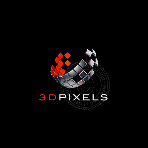 Digital Pixel Logo Pixel Logo PNG, Vector, PSD, And Clipart With